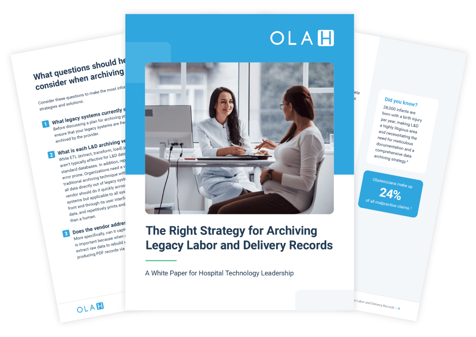 White Paper: Strategy for Archiving Legacy Labor and Delivery Records